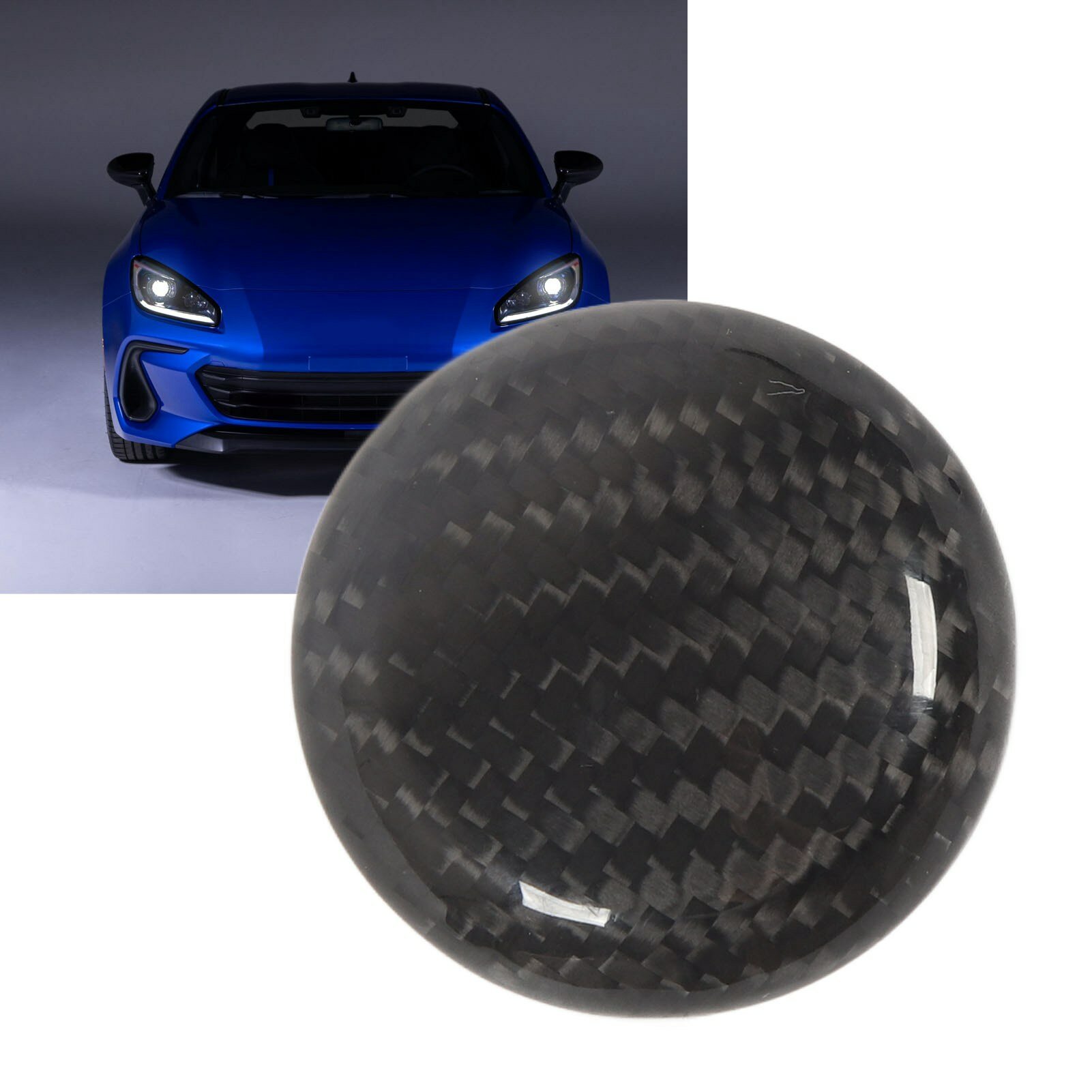 Накладка на ручку КПП карбон для Toyota GR86.