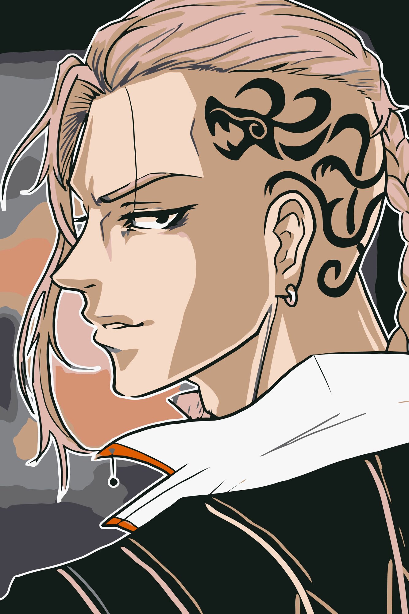 Детская картина по номерам E3136 "Токийские мстители - Кен Рюгудзи" 20x30