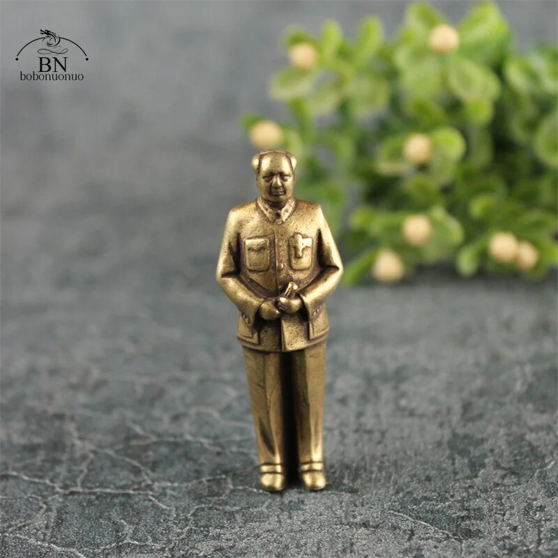 Миниатюра Мао Цзэдун из меди, Цвет: mao