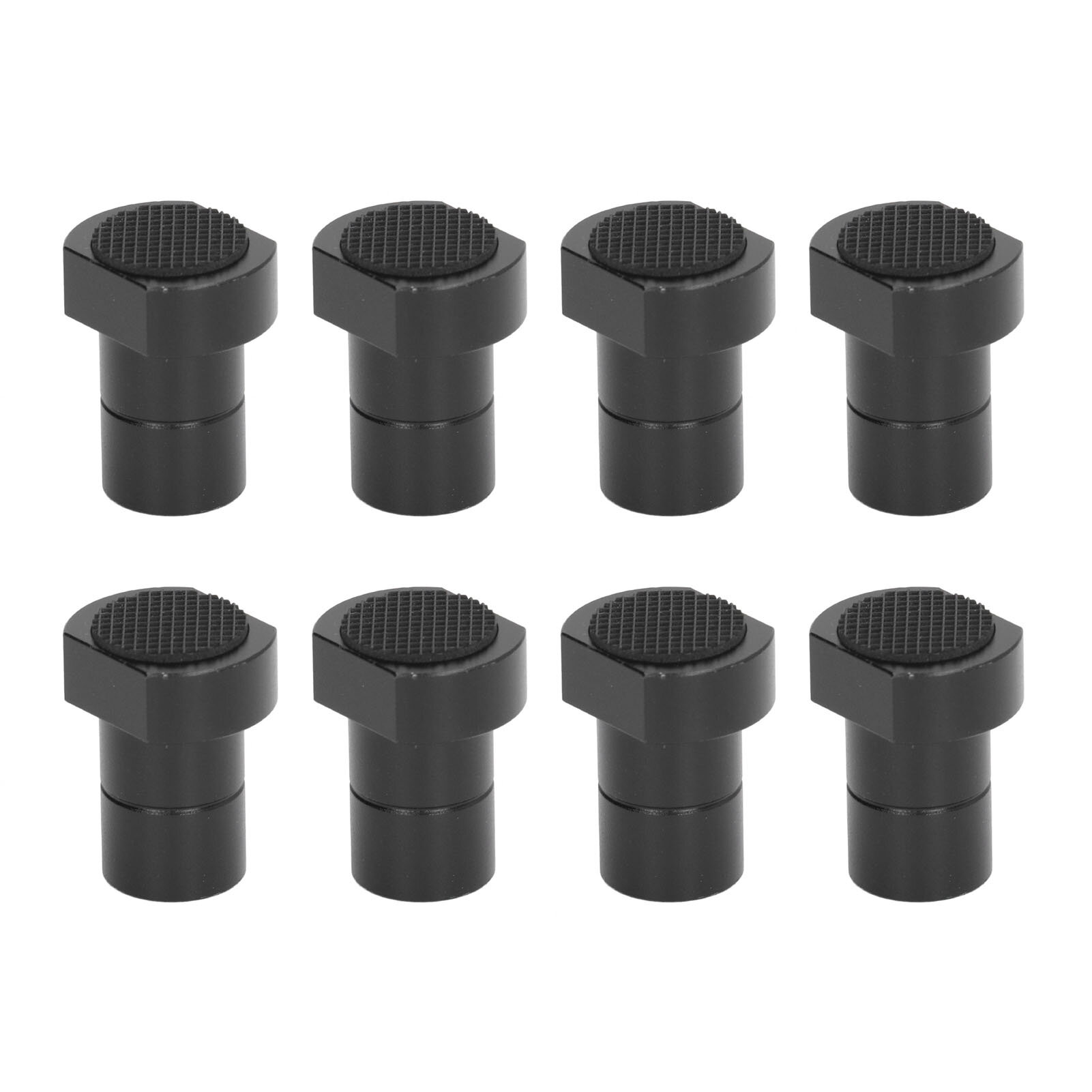 8 шт. упоров для верстака из алюминиевого сплава 3/4 дюйма (19 мм), принадлежность для деревообрабатывающего зажима, нескользящий ограничительный блок.