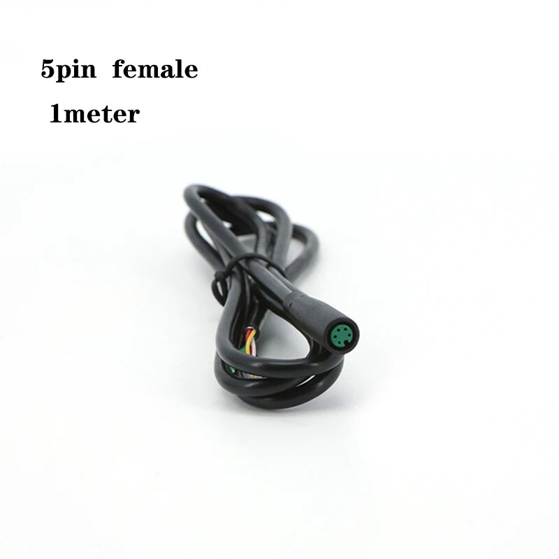 Кабель-разъем Gakaki для электровелосипедов 1м M6 2 3 5 Pin 6мм 1pc, 5pin female