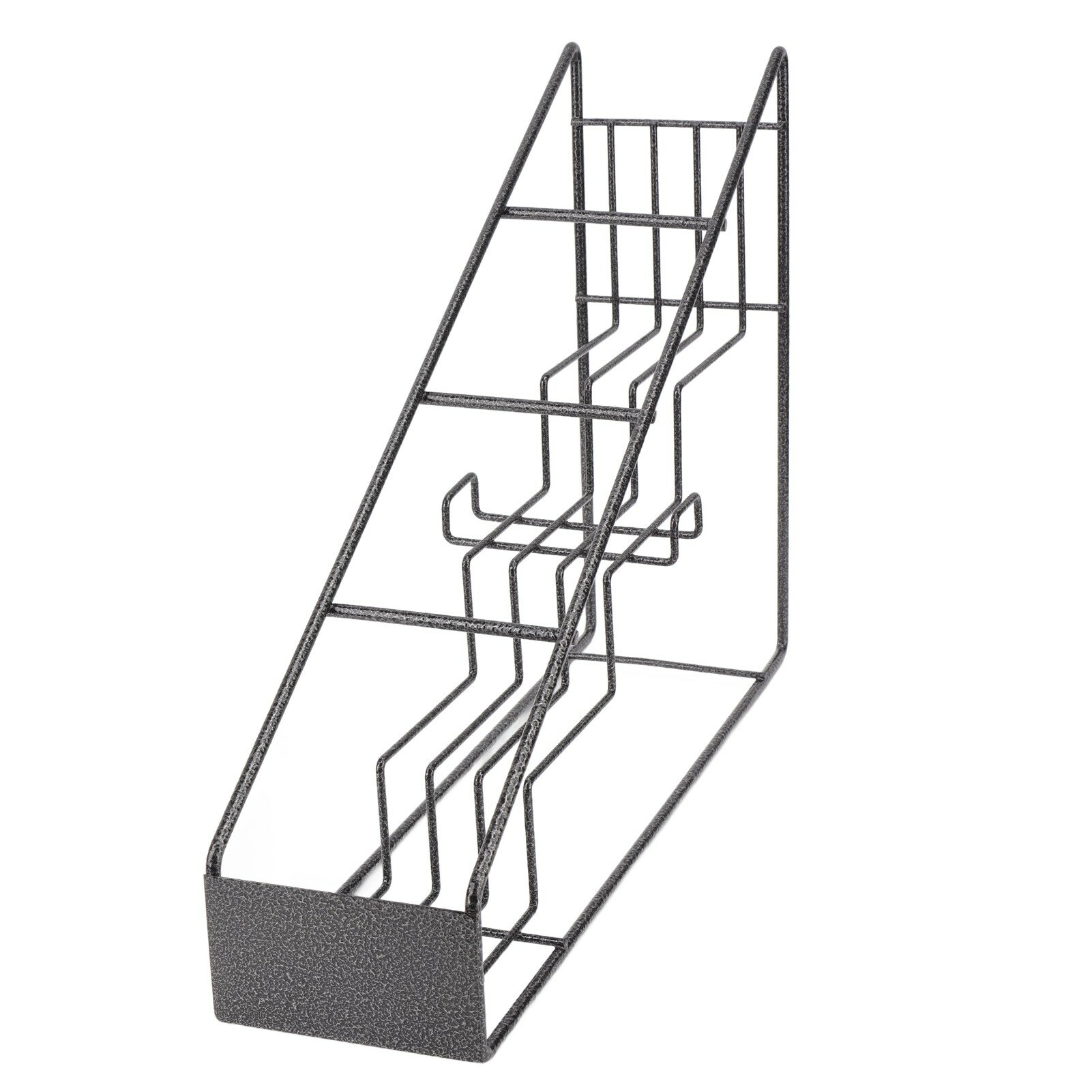Проволочный держатель для бутылок, 4 отделения, держатель для бутылок с сиропом из нержавеющей стали, устойчивая полка для кофейных специй, полка для кухни