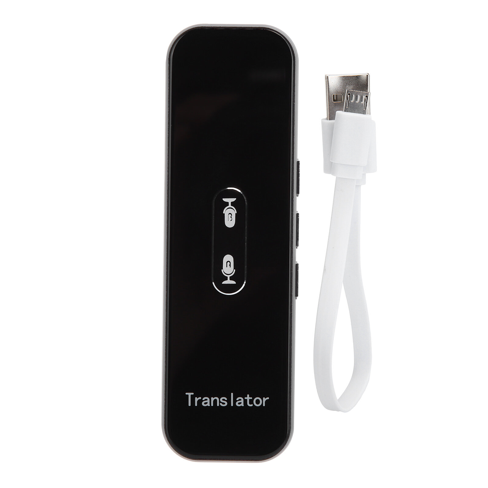 Портативный интеллектуальный голосовой переводчик, Bluetooth, для путешествий, бизнеса, обучения, темно-серый
