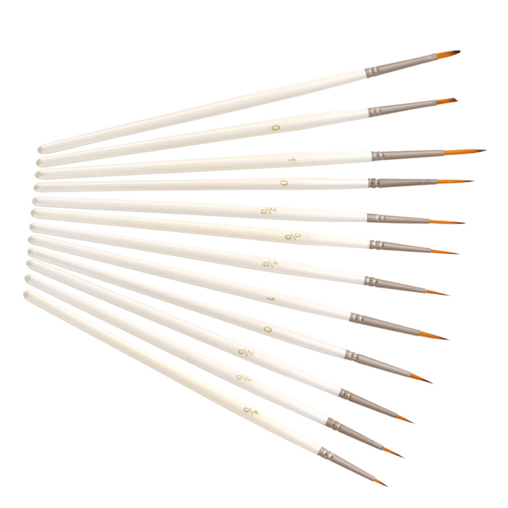 Подробная кисть набор кисти миниатюрные нейлоновые кишки для волос.