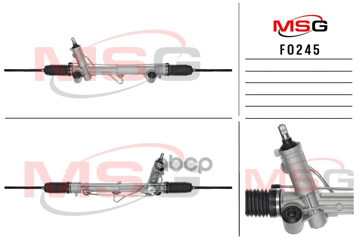 Рулевая рейка с ГУР новая Ford USA Mustang 1993-2005 MSG арт. FO245