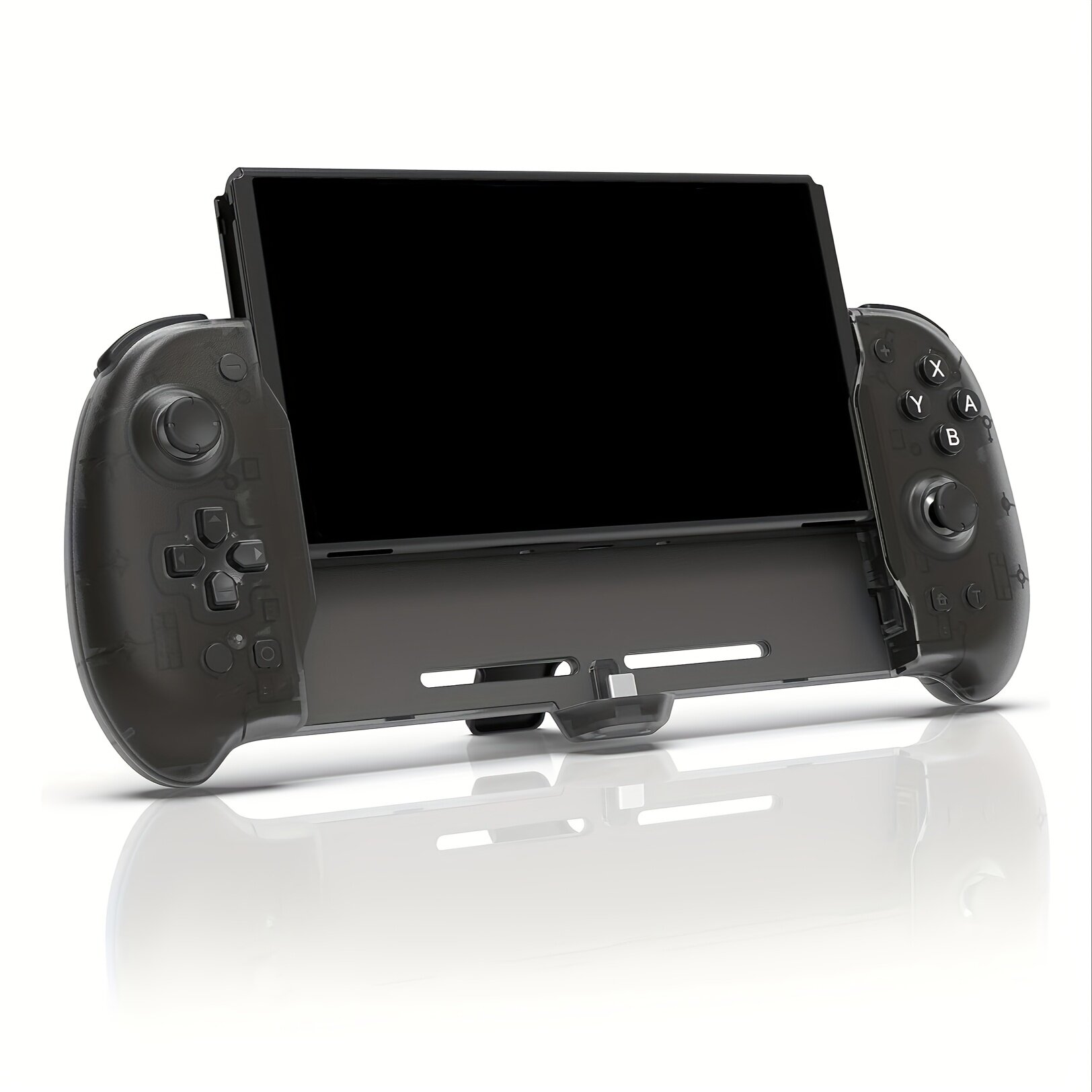 1 шт. Современный эргономичный Pro-контроллер для Switch/Switch OLED, регулируемый TURBO, складной кронштейн, управление движением, пластиковый джойпад, совместимый с экшн-играми, для взрослых – в коробке, зеленый/синий