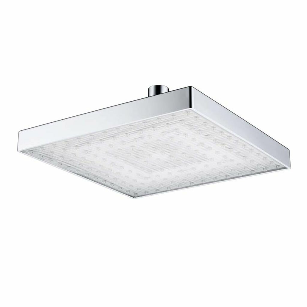 Светодиодный квадратный душевой экран с изменением цвета по температуре