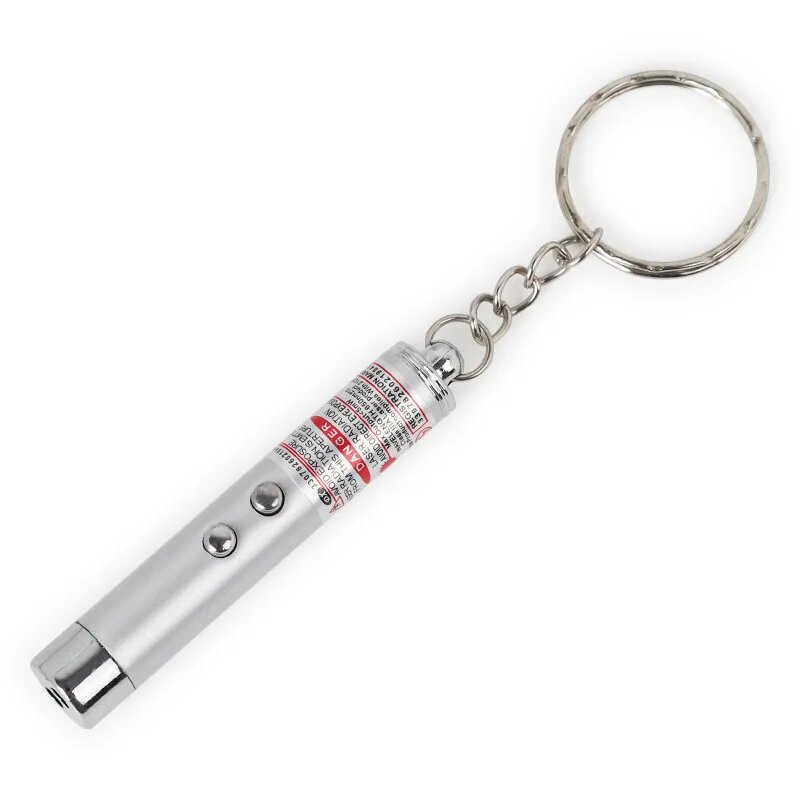 Лазерная указка, забавные игрушки для кошек, лазерная светодиодная инфракрасная интерактивная игрушка или обучающий проекционный индикатор, мини-брелок, лазерная ручка