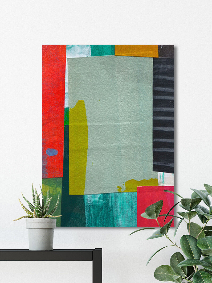 Абстракция / Кубизм, абстрактная картина / на стену, 30х40 см.