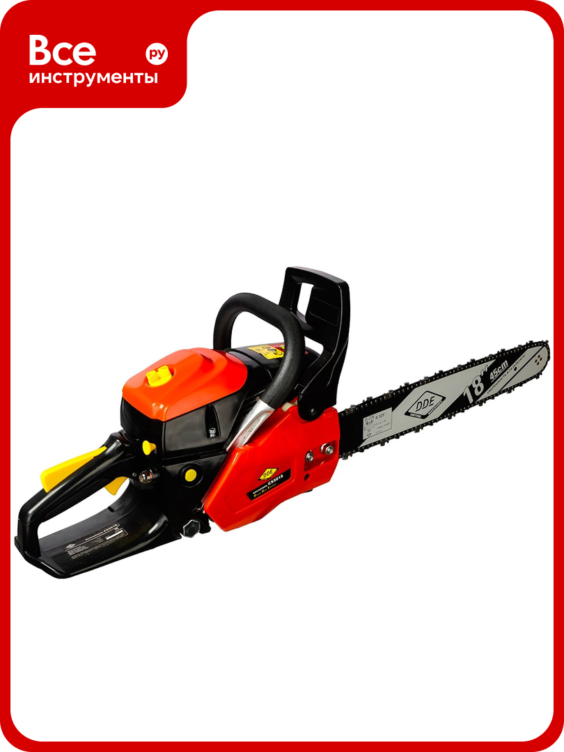 Бензопила DDE, для малоэтажного строительства и работ на дачном хозяйстве
