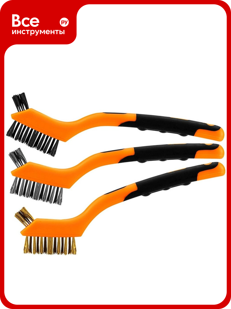 Набор проволочных щеток NEO Tools 3 шт, 3х7 рядов 39-100, зачистки поверхностей