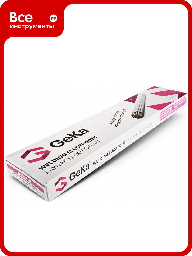 Электроды ELIT 2.5 мм, 5 кг, 350мм Geka GE1000002550, для сварки малоуглеродистых