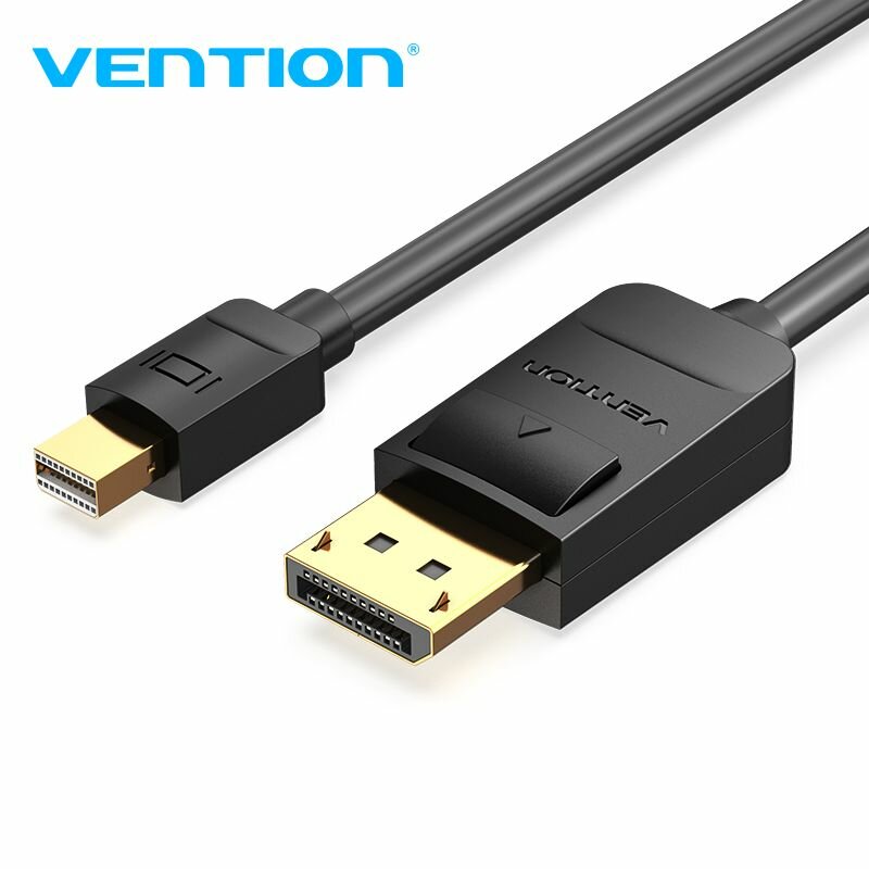 Кабель DisplayPort версия v1.2 длина 1.5 метра DP (папа) Mini DP M (папа) Vention переходник высокоскоростной порт, 4К арт. HAABG