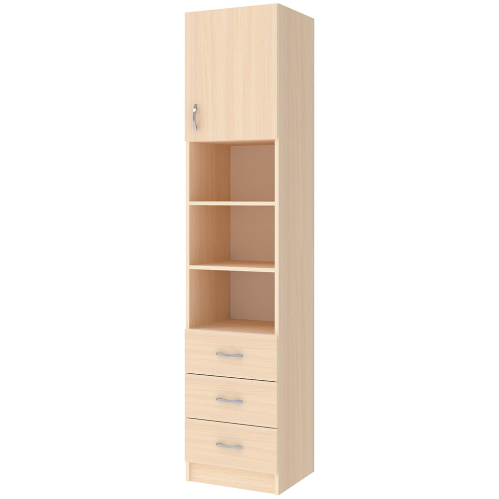 Пенал полуоткрытый КИВи Дуб Молочный Дуб Молочный