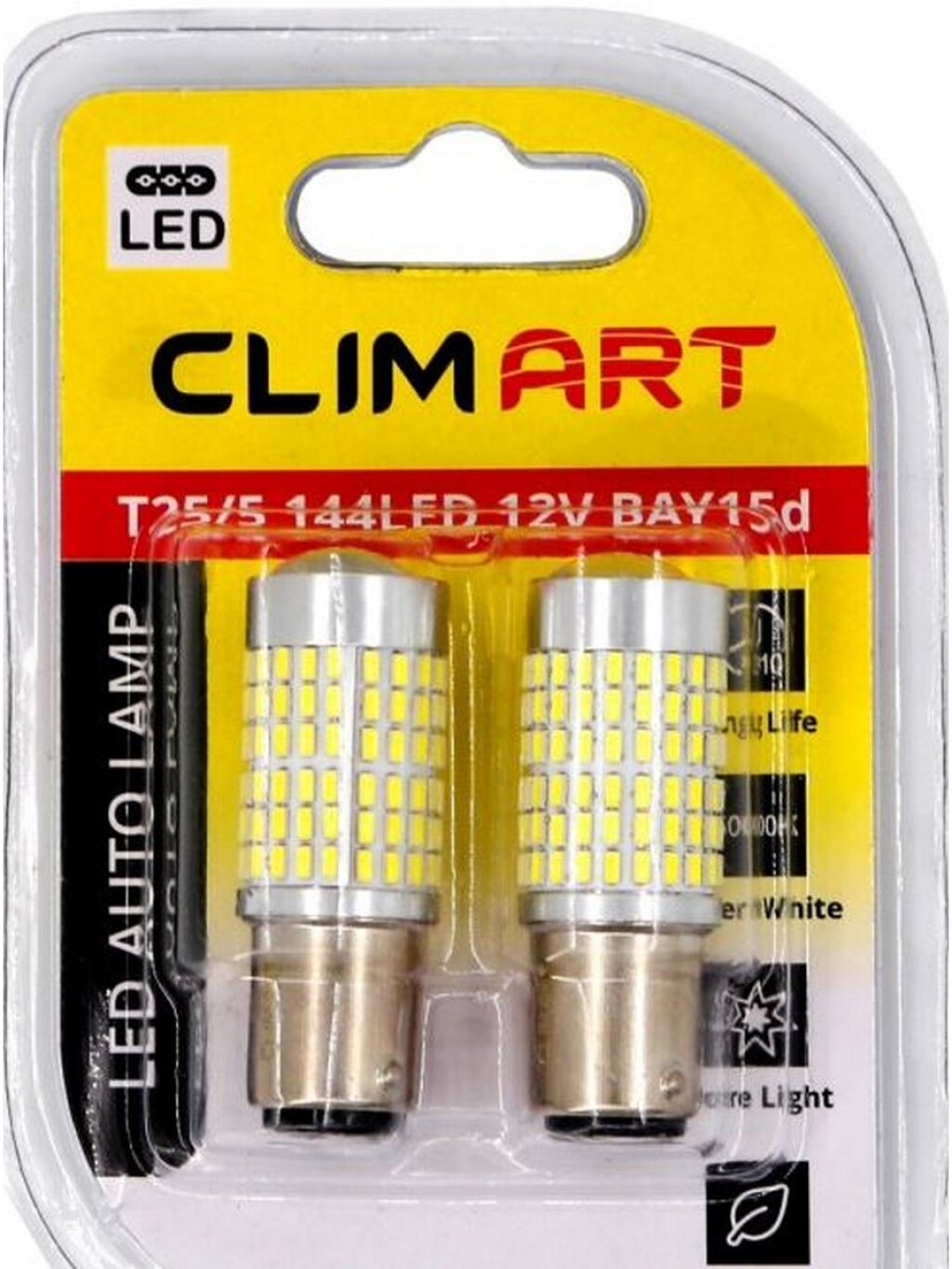 Лампа светодиодная CLIM ART T25 12V 5W, CLA00505, 2 шт