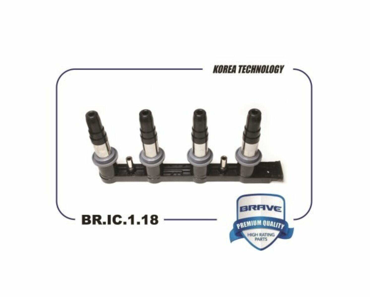 Катушка Зажигания [Модуль] Chevrolet Cruze 1.6/1.8, Orlando 1.8, Aveo T250 1.4(Brave Bric118)