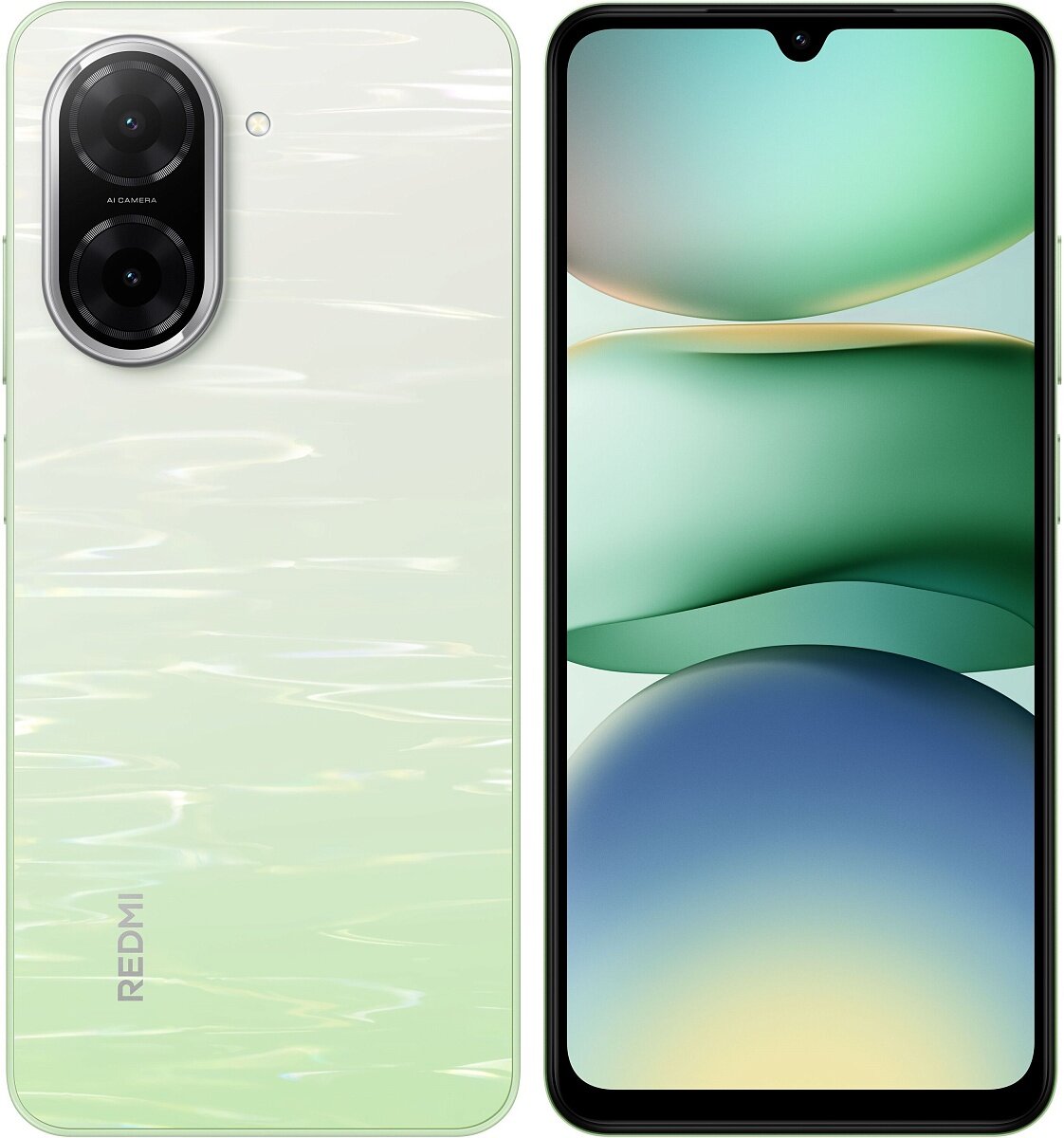 Смартфон Xiaomi Redmi A5 4/128 ГБ, Green, 2 сим, Андройд, Ростест, Зеленый