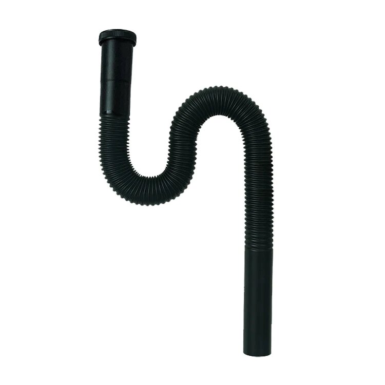 Слив для раковины Ferond черный латунный DR90, only pipe