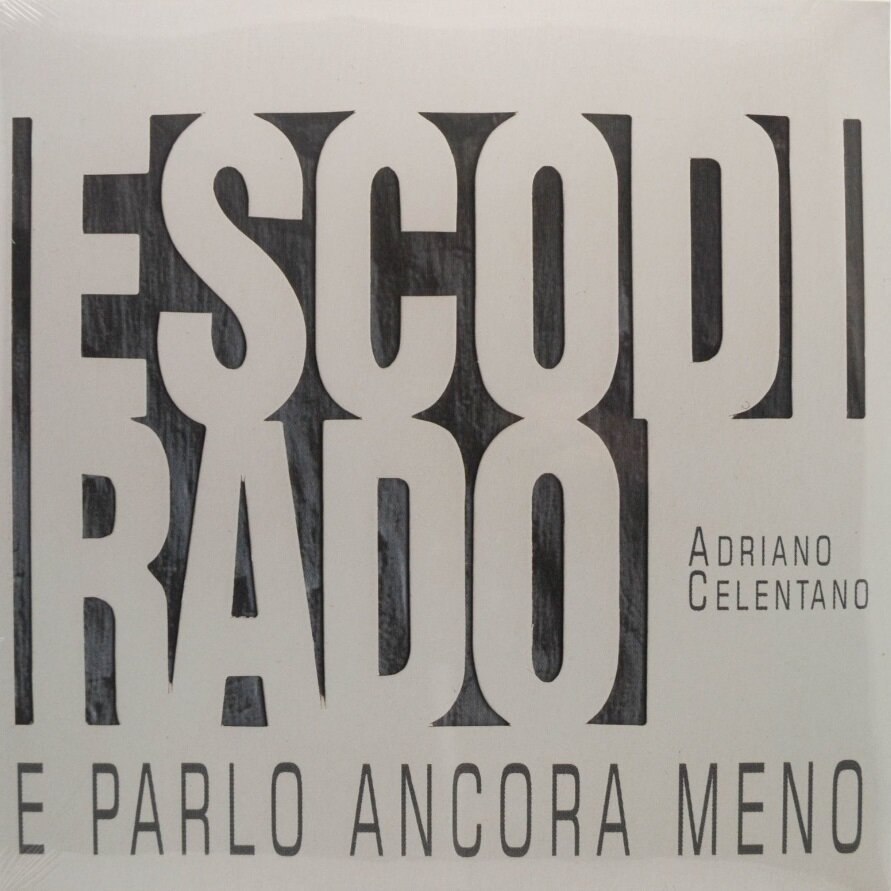 Celentano Adriano "Виниловая пластинка Celentano Adriano Esco Di Rado E Parlo Ancora Meno"