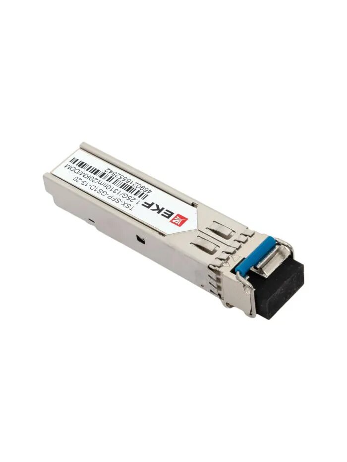 Трансивер EKF TSX-SFP-GS1D-13-20 1,25 Гбит одинарное одномодовое оптоволокно Tx1310нм/Rx1550нм 20км TSX