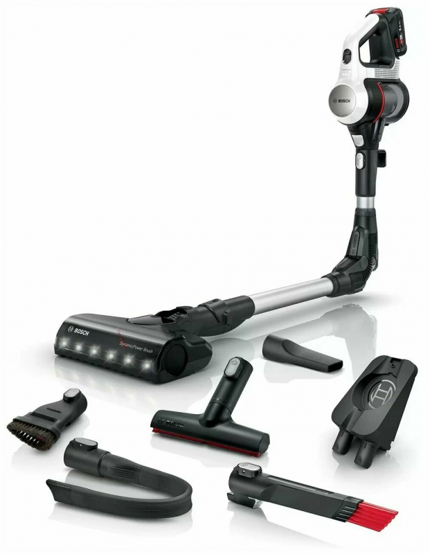 Пылесос вертикальный Bosch BCS711XXL, белый/черный