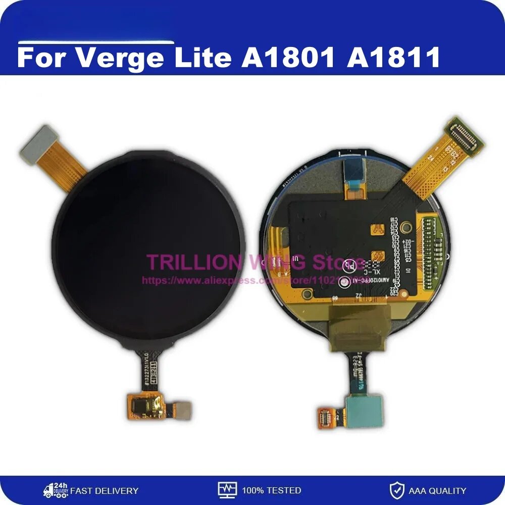 AMOLED для Amazfit Verge Lite A1801 A1811 Смарт-часы с ЖК-дисплеем для Huami Amazfit Black No Frame