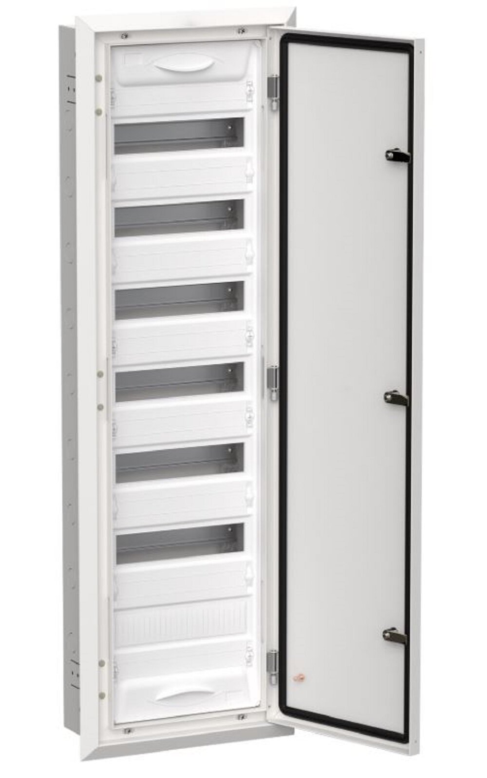 TITAN 5 Корпус металлический ЩРв-84 (1х84) 1130х365х130мм IP31 белый (одна дверь) IEK