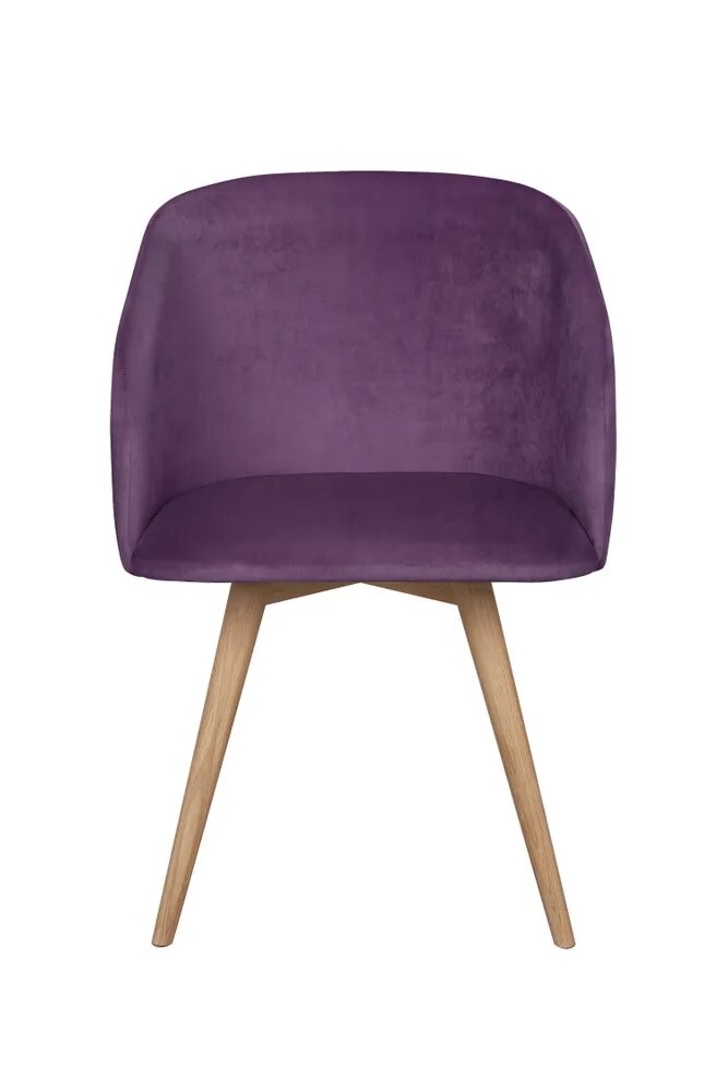 Стул Mak-interior "Visti Plum" универсальный с деревянными ножками