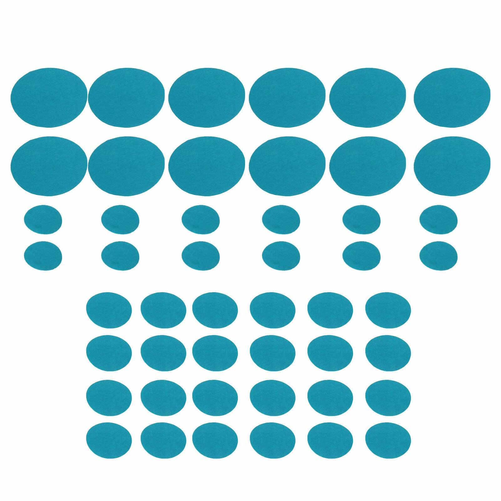 48 экологичных войлочных разделителей для посуды