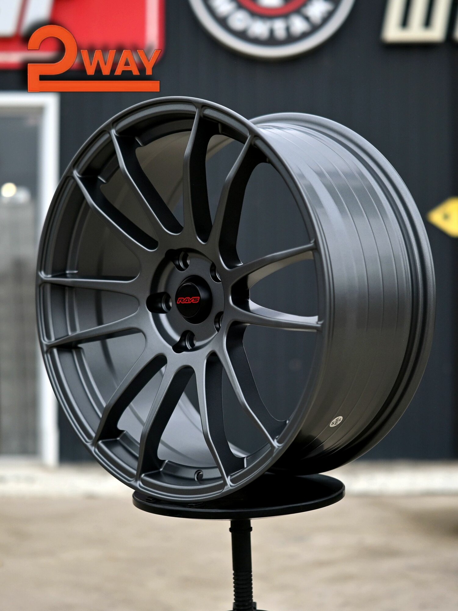 Литые диски "Rays Gram" Taigiro, R19, 8.5, ET+35, 5x114,3, Gunmetal