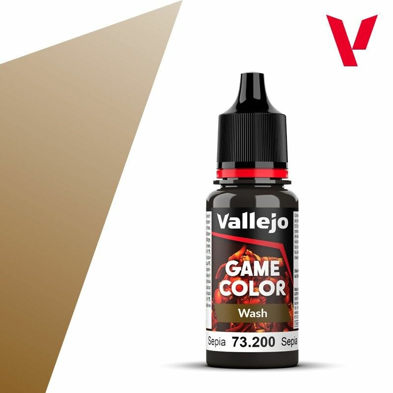 200. "Game Color" Wash Сепия Vallejo