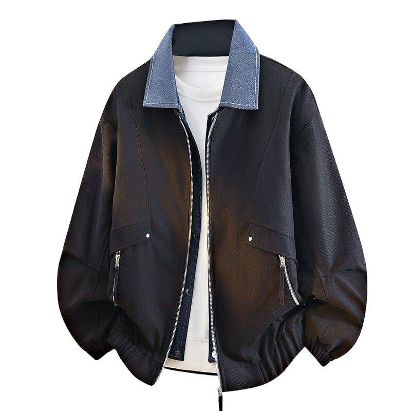 Мужская толстая ветрозащитная куртка NASAOVER, осень 2025, новая поддельная куртка-двойка в американском стиле barn