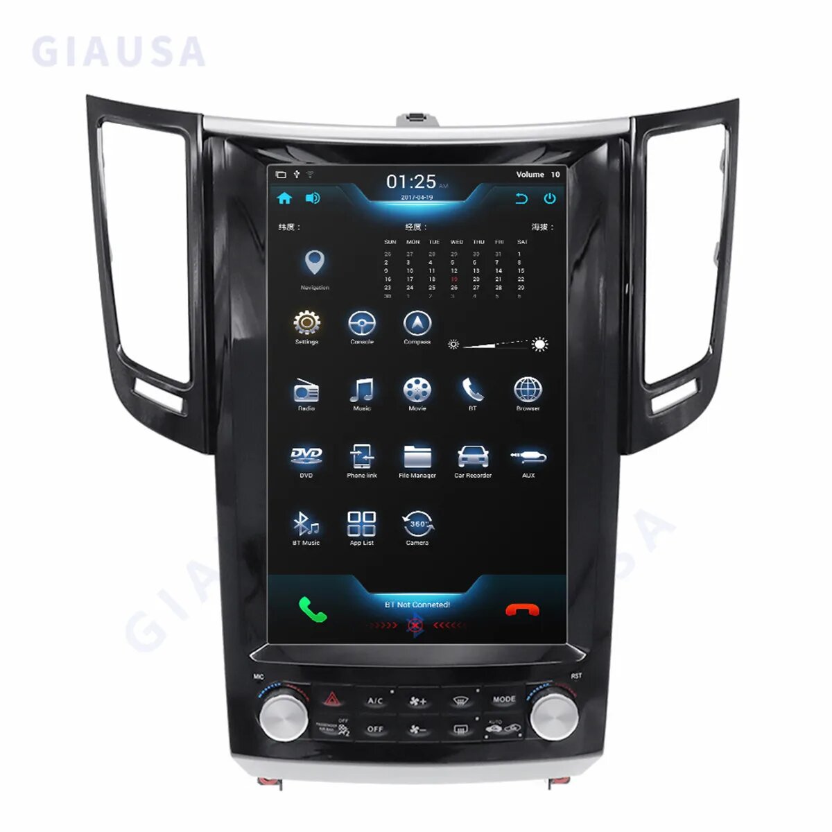 Android13 GPS Navi Voor для Infiniti Fx FX25 FX35 FX37 QX70 2007-2015 Авто Радио Авто 8GB 128GB
