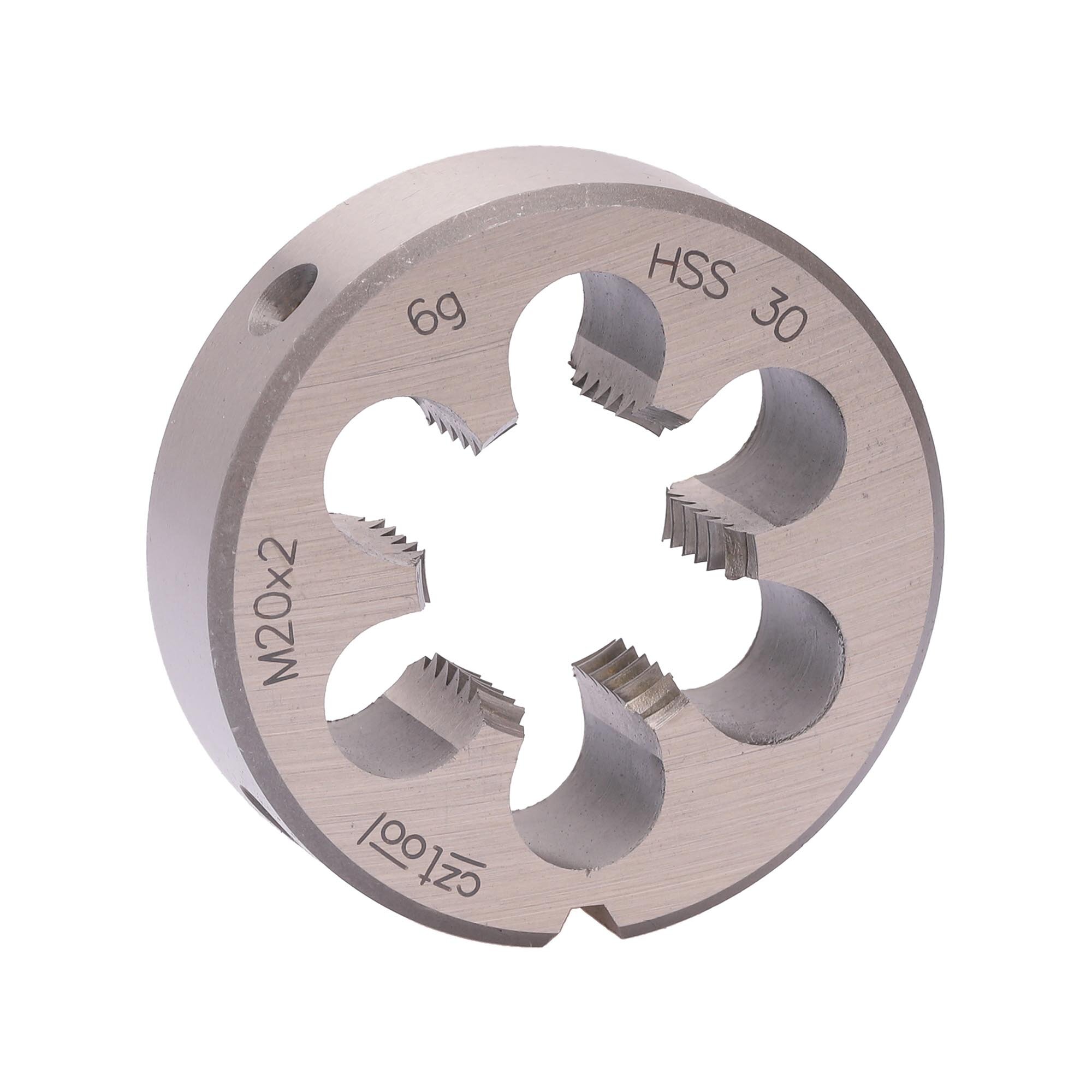 Плашка М20х2,0 DINEN22568 HSS 6g 45х14мм Bucovice(CzTool) 240201