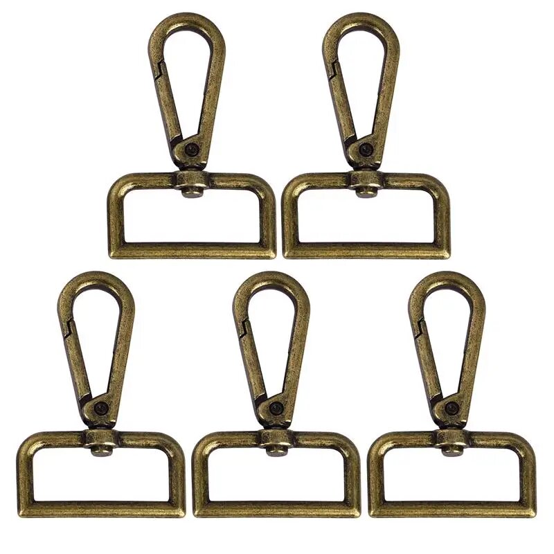 5 шт. металлические мешки, пряжки для ремня, застежка-карабин для воротника, карабина, карабин, сделай сам, аксессуары для брелоков и сумок, 1,6/2/2/5/3, 2 см
