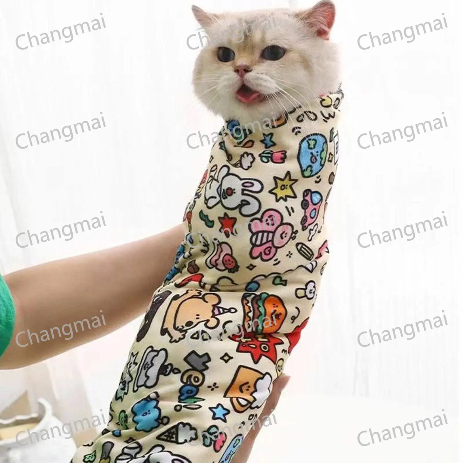 Байтиебу (ткань с липучками) для фиксации кошек, ткань для обертывания кошек в качестве домашнего животного