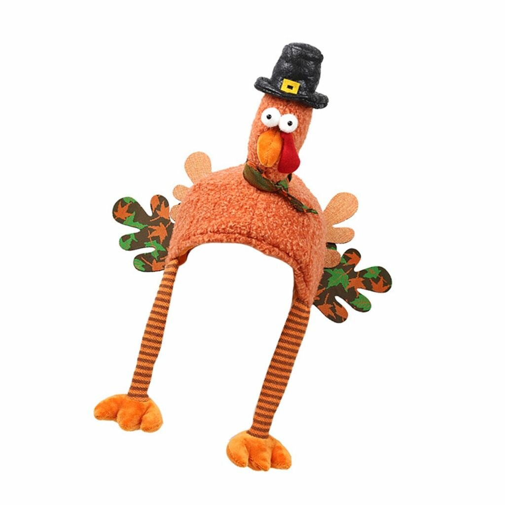 Индивидуальное украшение для шляпы с Индейкой на Рождество и День Благодарения