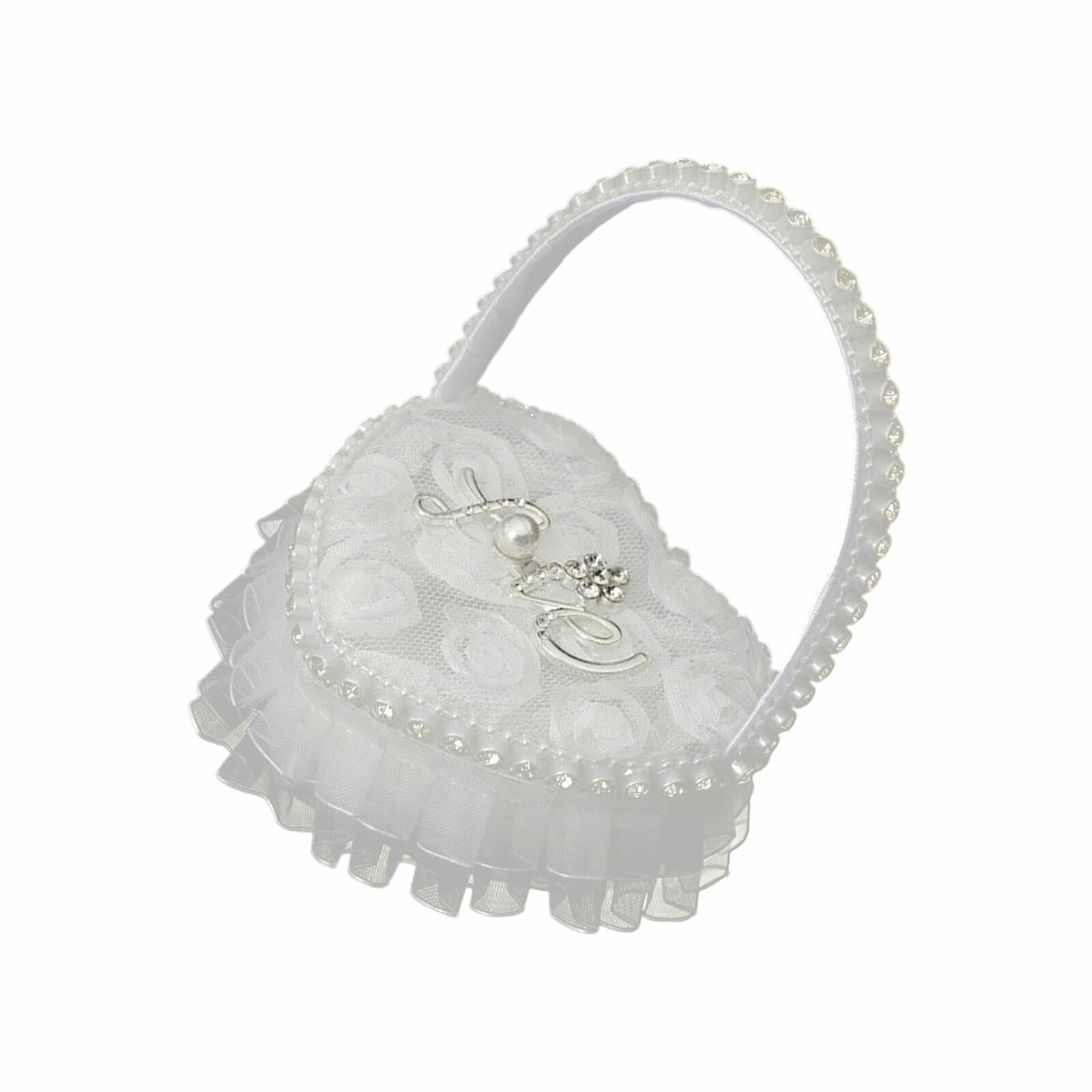 Ручной футляр для колец кружевная подушечка свадебных аксессуаров