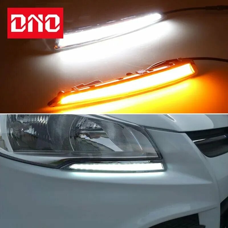 KNOW EASY-DNO Огни дневные ходовые, Светодиодная, арт. DL- FD-KUGA-13-15-WY
