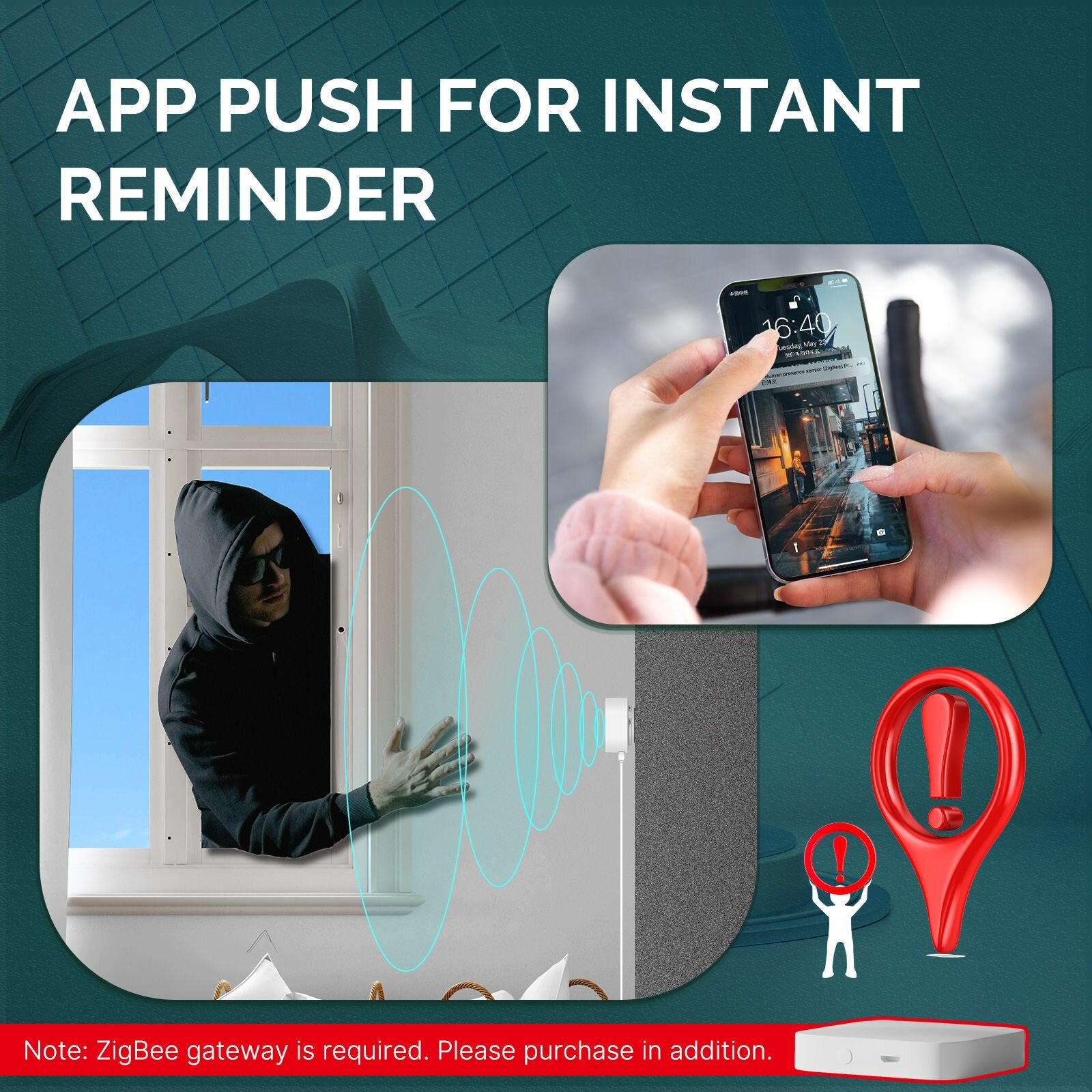 Датчик присутствия Tuya Zigbee высокой точности