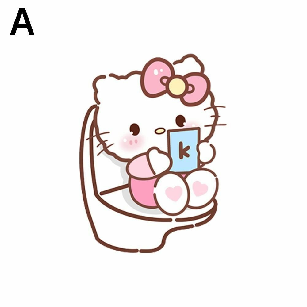 Наклейка на горшок для ванной комнаты