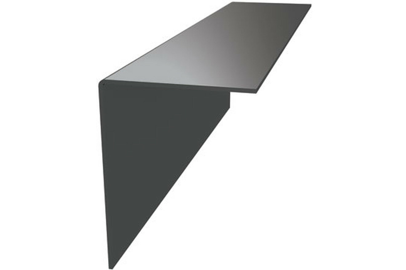 Профиль фасадный крепежный Г-образный 60х40 мм 3 м 1,2 мм для монтажа фасадных панелей и конструкций