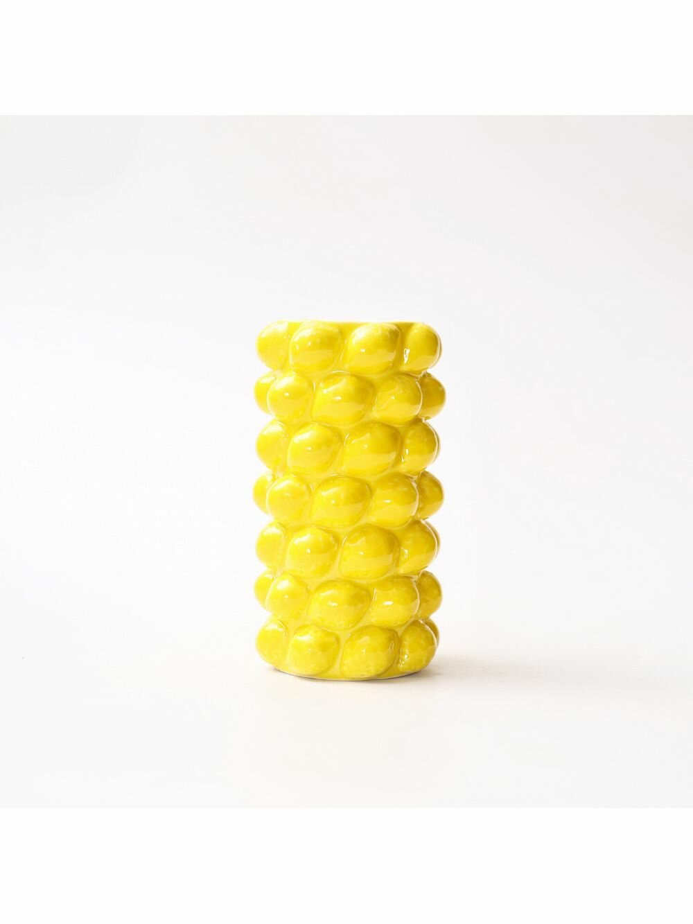 Ваза "лимон", 16.5 см , Керамика, 1 шт，MAODOU