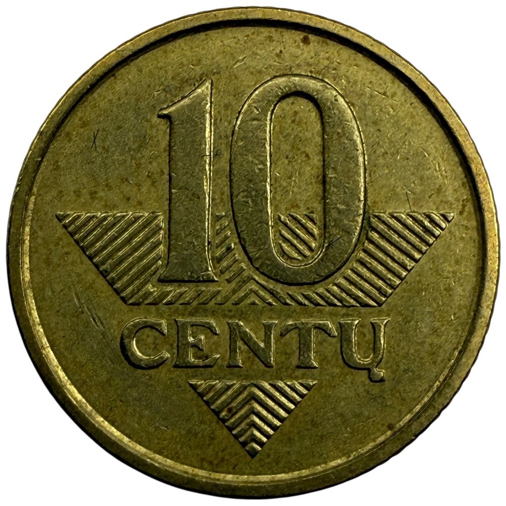 Литва 10 центов 2007 г.