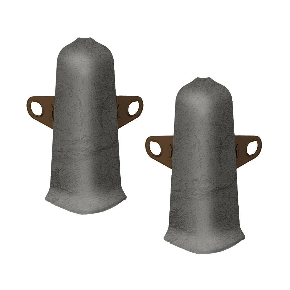 Угол наружный Идеал Деконика 70 мм лофт серый Г-профиль (2 шт.)