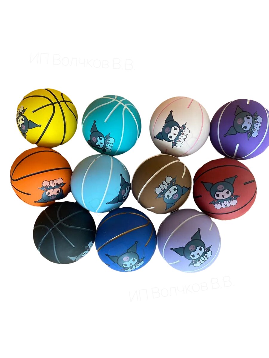 Мяч попрыгунчик мини Куроми Soft-touch, 1 шт