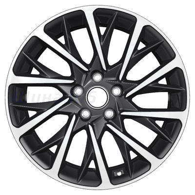 Литой колесный диск Khomen Wheels KHW1804 (Audi A4/A6) 7,5x18/5x112 ET39 D66,6 Black-FP