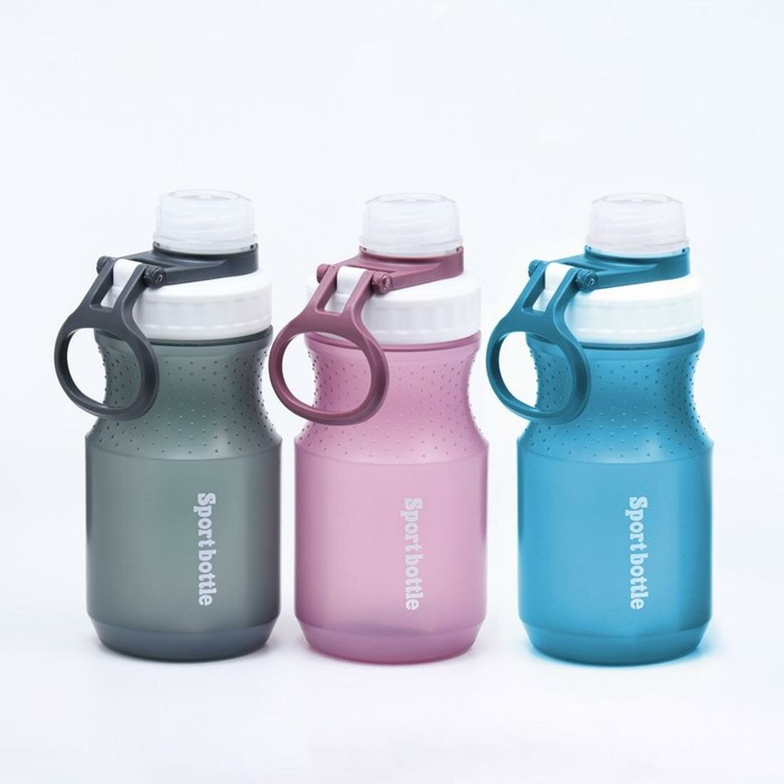 Бутылка для воды Сима-ленд, спортивная, пластик, 380мл, микс