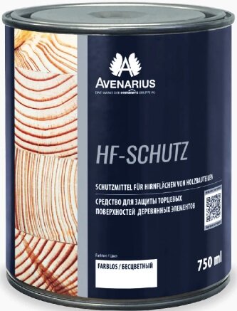 Пропитка для Защиты Торцов Avenarius HF Schutz 0.75л Бесцветная для Внутренних и Наружных Работ.*
