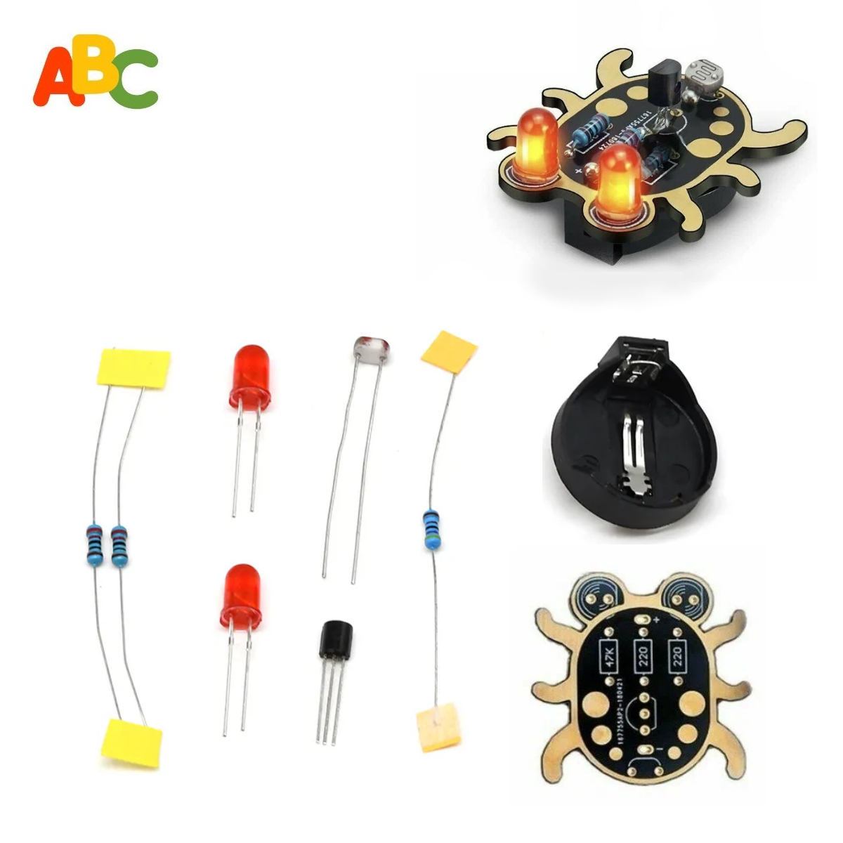 Электронный жучок ABC Weevil Eye — набор для пайки, сделай сам